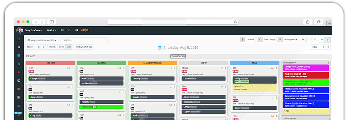 Workforce Scheduling Software – Vector Scheduling